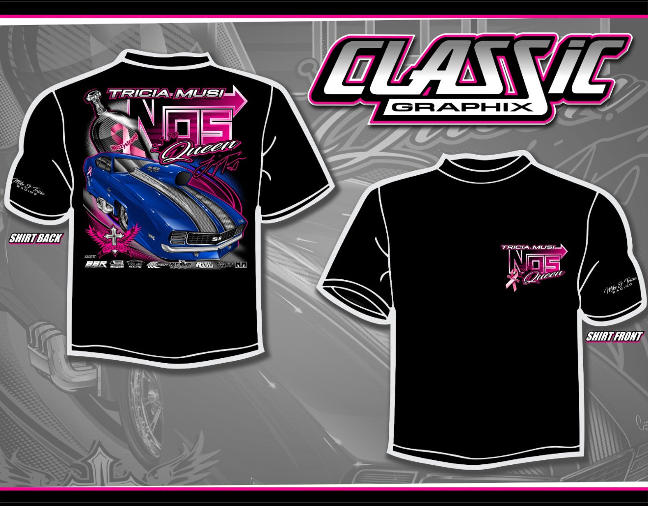 NOS Queen Tricia Musi T-Shirt – Tricia Musi Racing